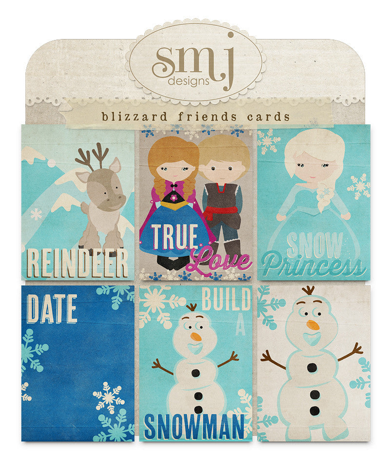 Blizzard Friends Cards | Shabby Miss Jenn Designs