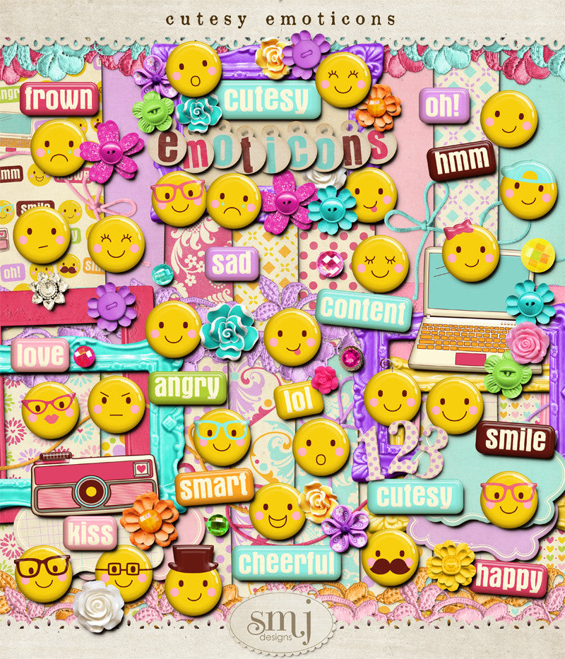 cute text based emoticons