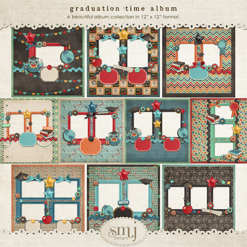 Graduation Time Album | Shabby Miss Jenn Designs