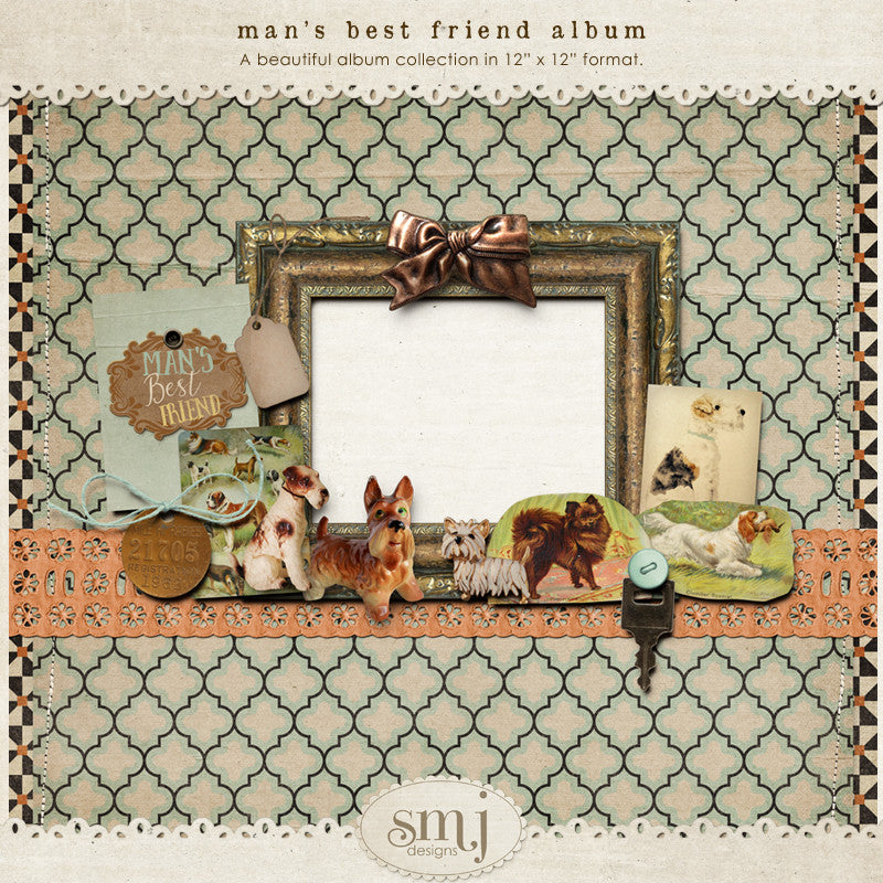 Man's Best Friend Album | Shabby Miss Jenn Designs
