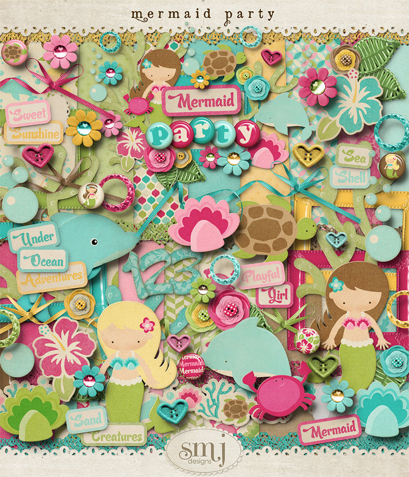 Mermaid Party | Shabby Miss Jenn Designs