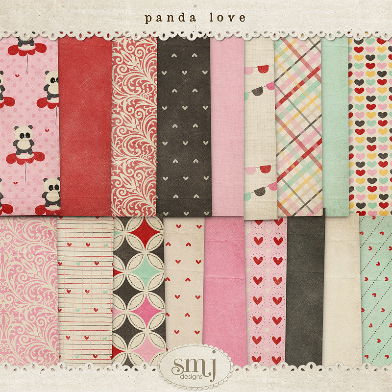 Panda Love | Shabby Miss Jenn Designs