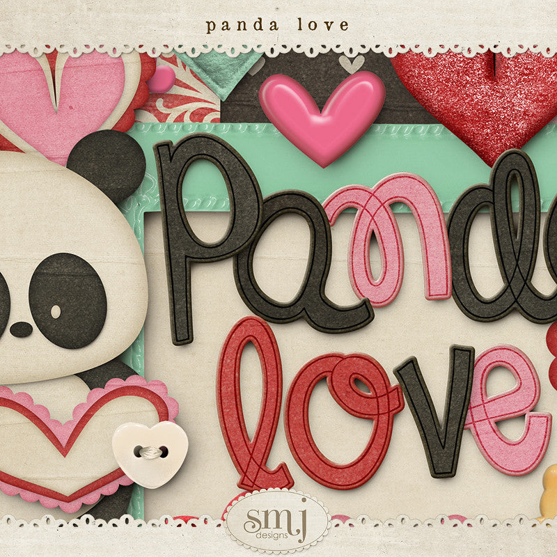 Panda Love | Shabby Miss Jenn Designs