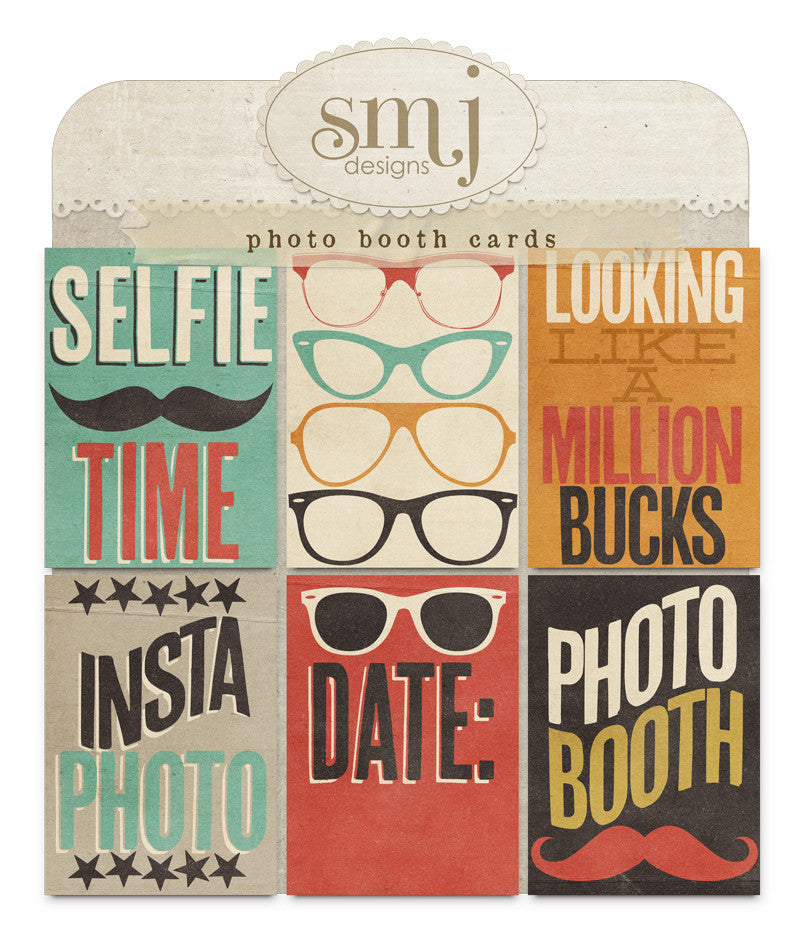 Photo Booth Cards | Shabby Miss Jenn Designs