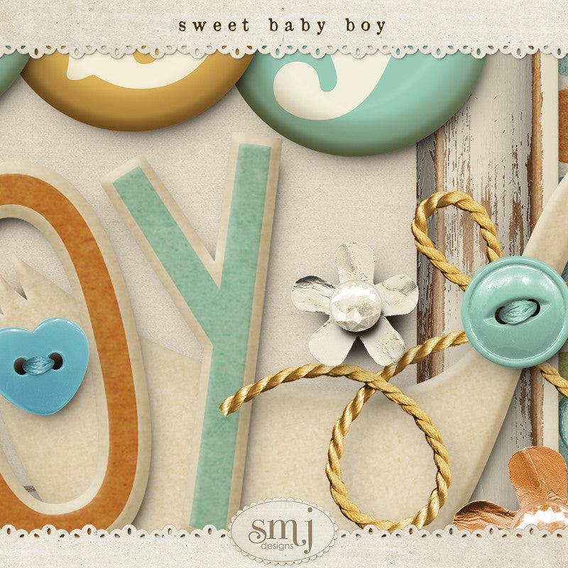 Sweet Baby Boy | Shabby Miss Jenn Designs