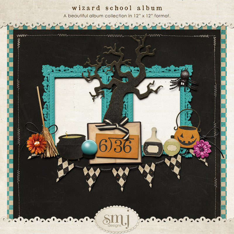 Wizard School Album | Shabby Miss Jenn Designs