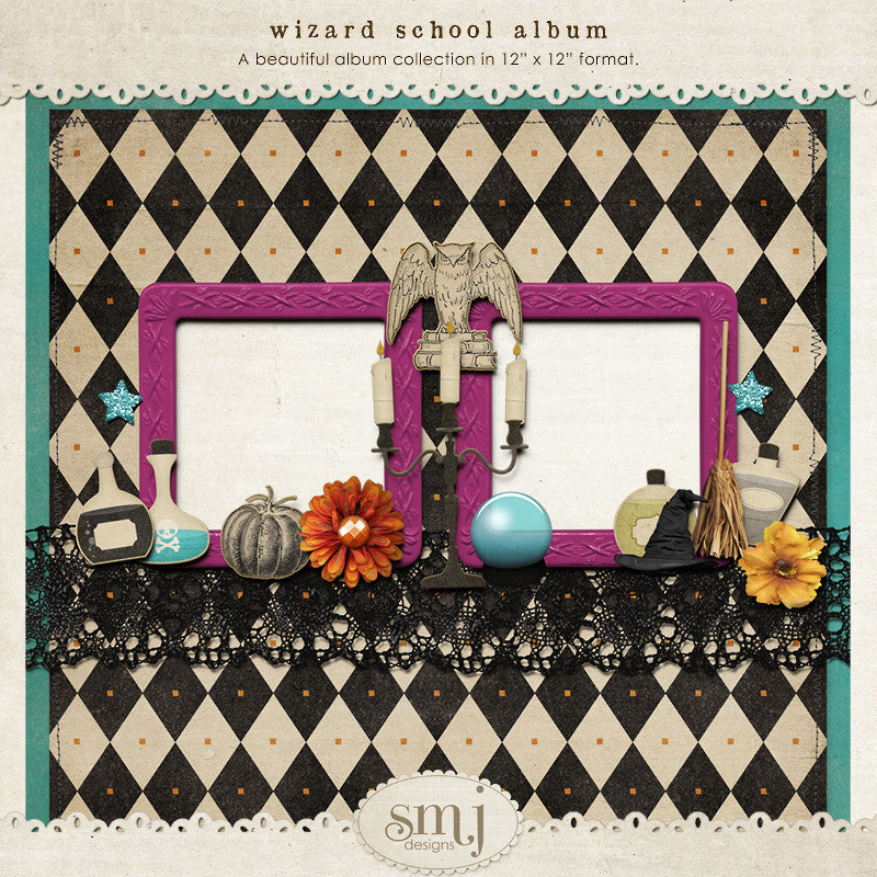 Wizard School Album | Shabby Miss Jenn Designs